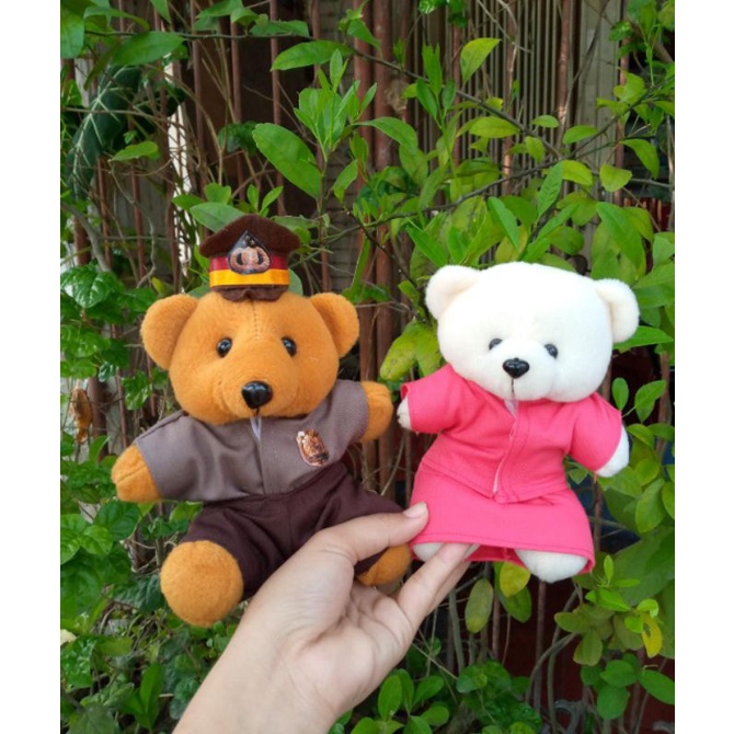 Jual Boneka Couple Polisi Bhayangkari 15cm (Bisa beli satuan gak harus ...