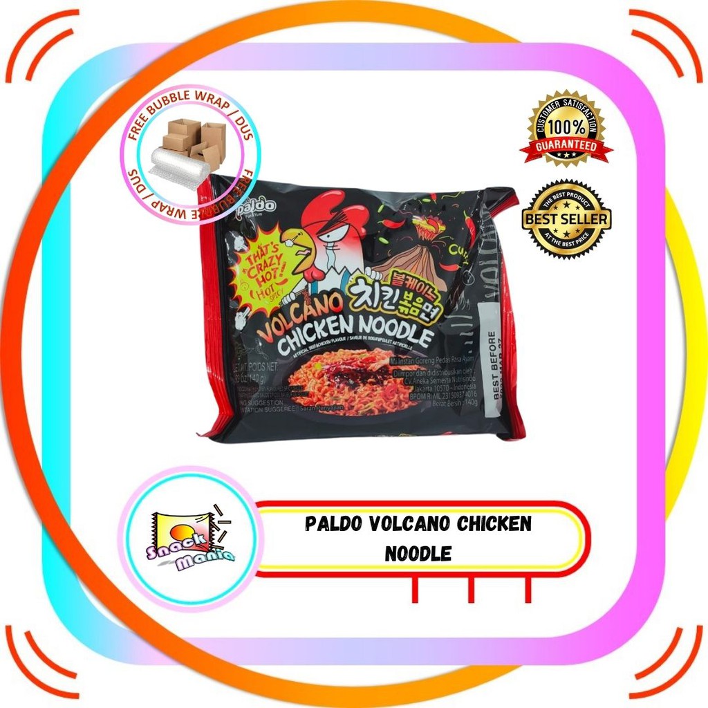 Jual Paldo Volcano Chicken Noodle Mie Kuah Ramen Instan Korea ~ 140 gr ...
