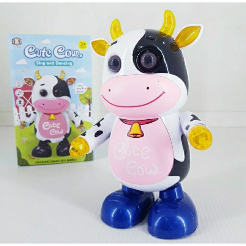 Jual Mainan Robot Sapi Sing And Dancing Cute Cow | Shopee Indonesia