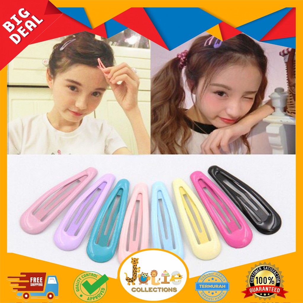 Jual [1KG 260PCS] JOLIECOLLECTIONS JEPIT RAMBUT WARNA-WARNI / KLIP ...