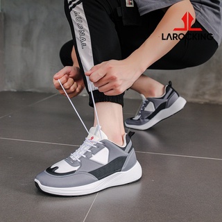 Jual Larocking - Zavyr Hitam Abu | Sepatu Sneakers Running Gym Shoes ...