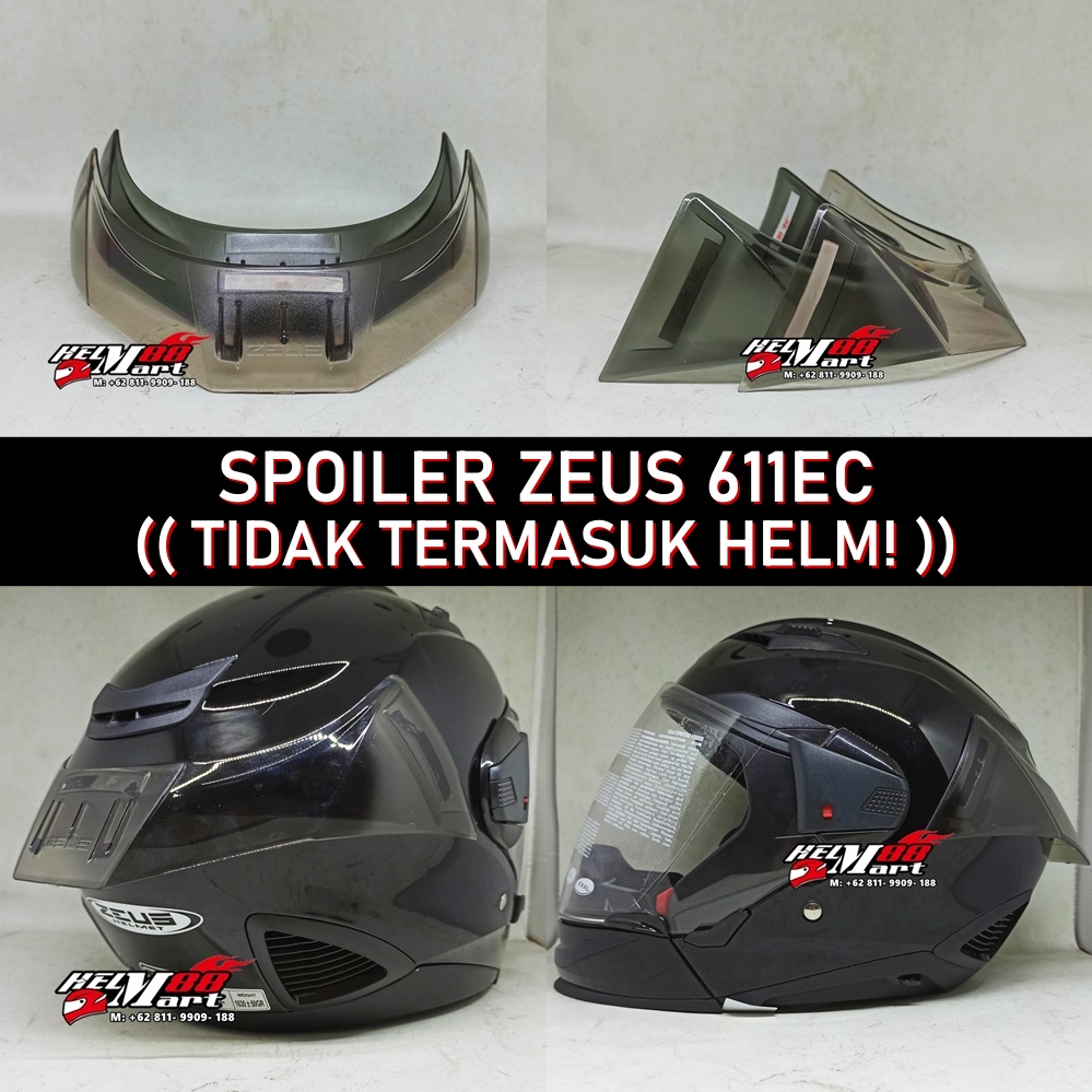 Jual Spoiler ZEUS 611 611C Original - Spoiler Helm Zeus ZS611 ZS-611C ...