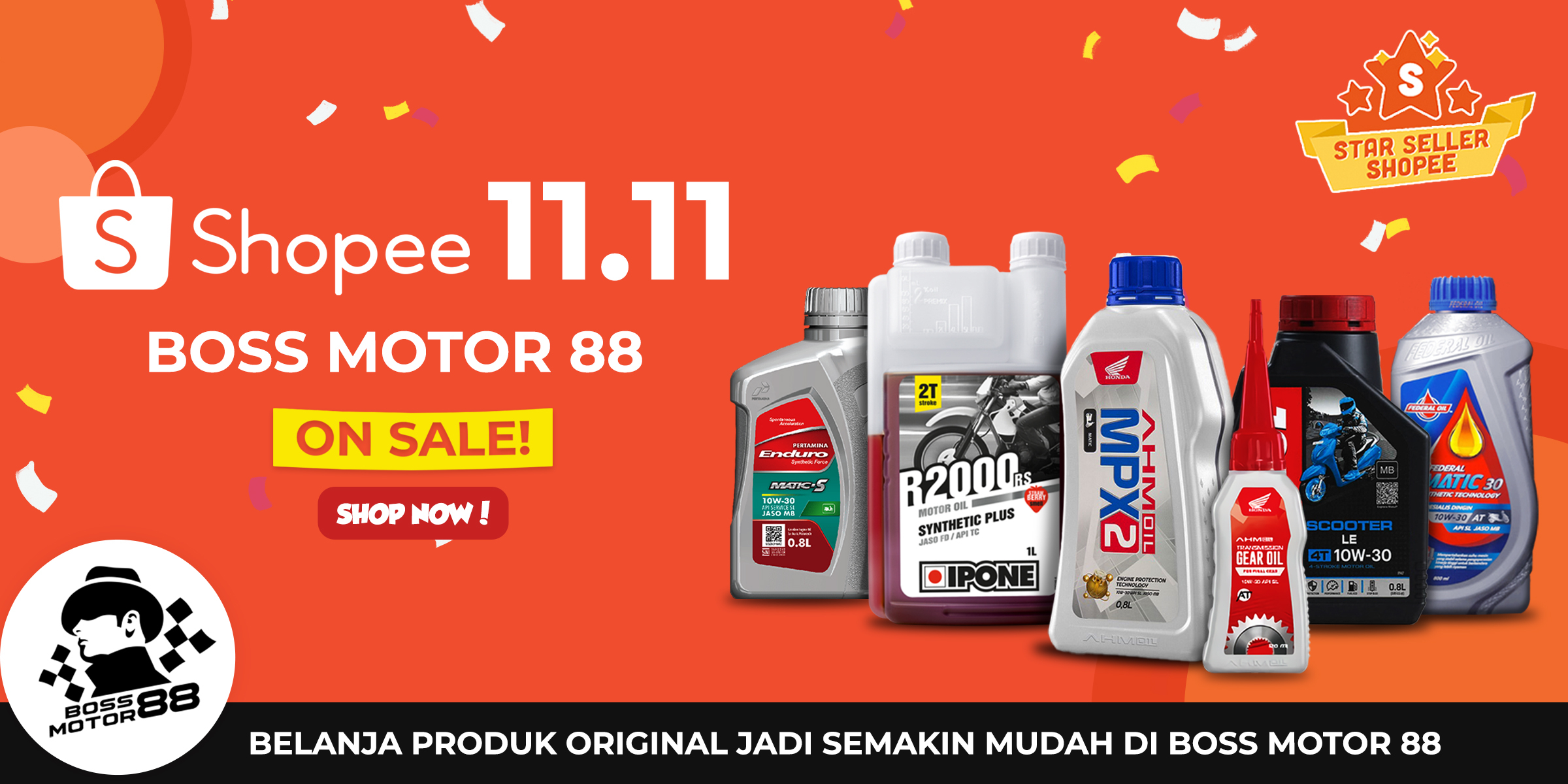 Produk Boss Motor 88 | Shopee Indonesia