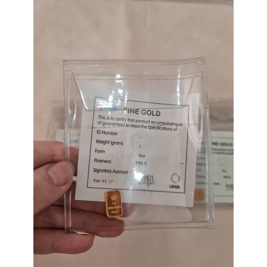 Jual 1 GRAM LM LOGAM MULIA EMAS ANTAM RETRO CLASSIC KLASIK SERTIFIKAT ...