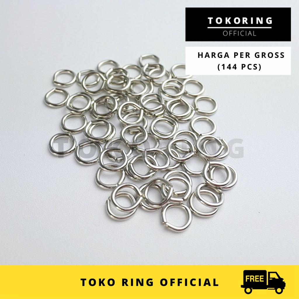 Jual Ring Bulat 0,7 cm tebal 1,6 mm Nikel - Toko Ring Official (Harga ...