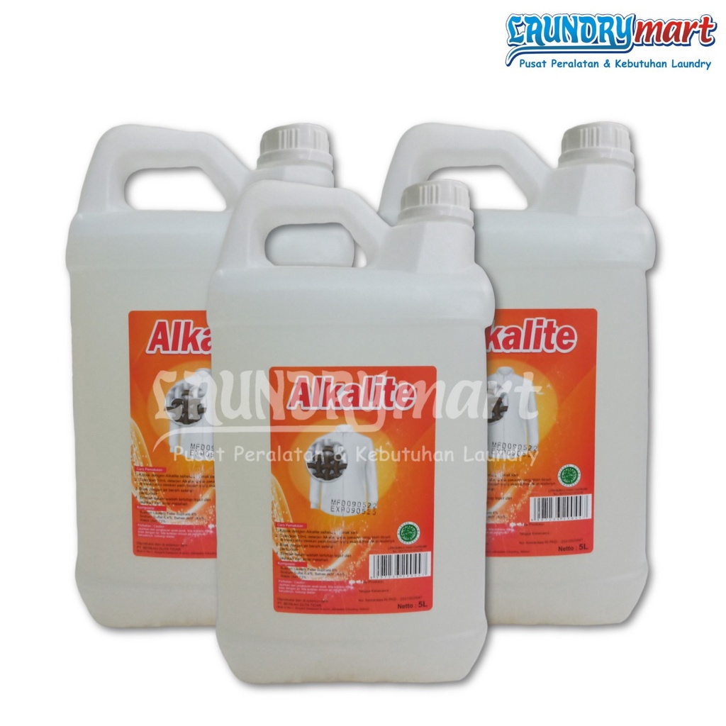 Jual ALKALI / ALKALITE / PENGHILANG NODA LAUNDRY BERKAH 5L | Shopee ...
