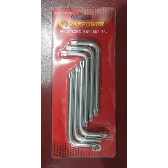 Jual KUNCI L BINTANG T40 MAXPOWER/ TORX KEY T40 MAXPOWER | Shopee Indonesia