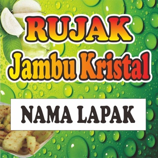 Jual Cetak Banner Rujak Jambu Kristal | Shopee Indonesia
