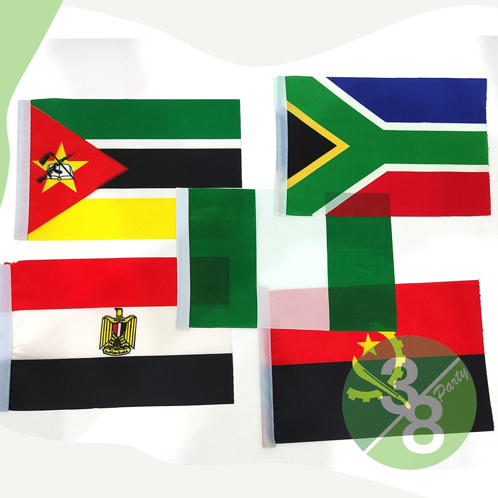Jual Bendera Kain Mini Negara Benua Afrika African Continent Country ...