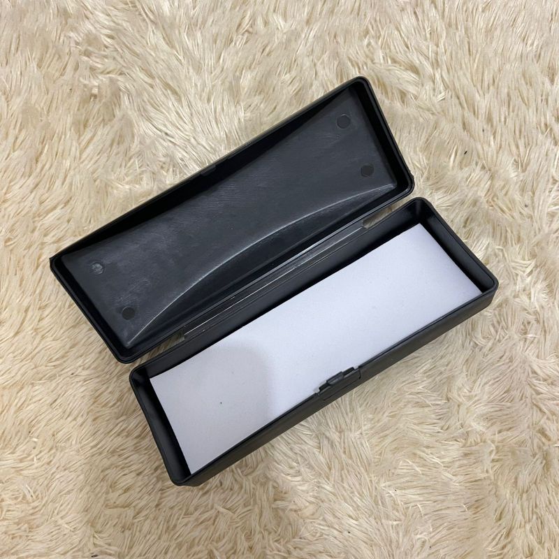 Jual BOX KACAMATA PLASTIK POLOS SIZE BESAR Harga 1 Lusin isi 12 PCS ...