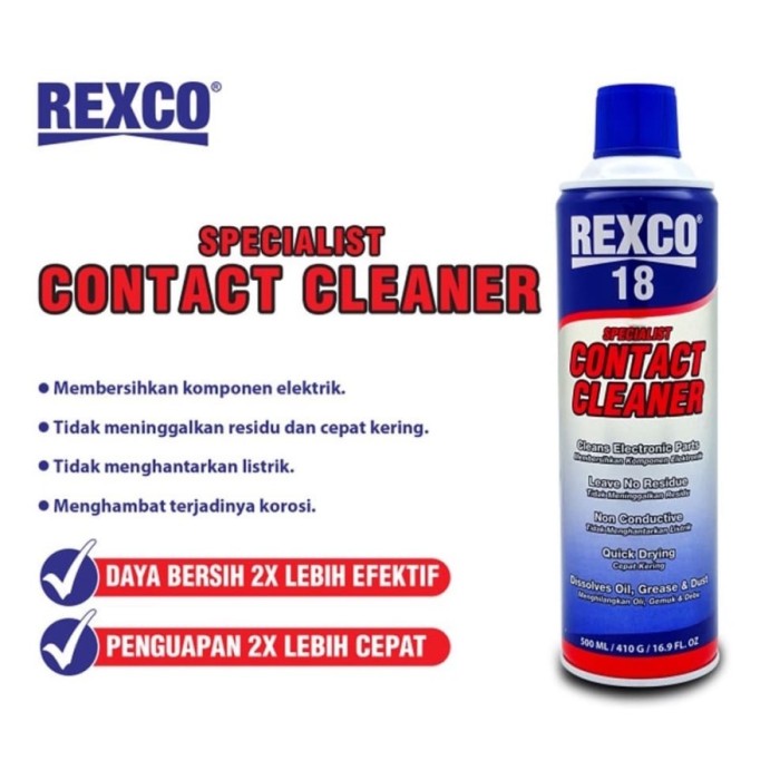 Jual Rexco 18 Pembersih Elektrik & Elektronik (Contact Cleaner) 220 Ml ...