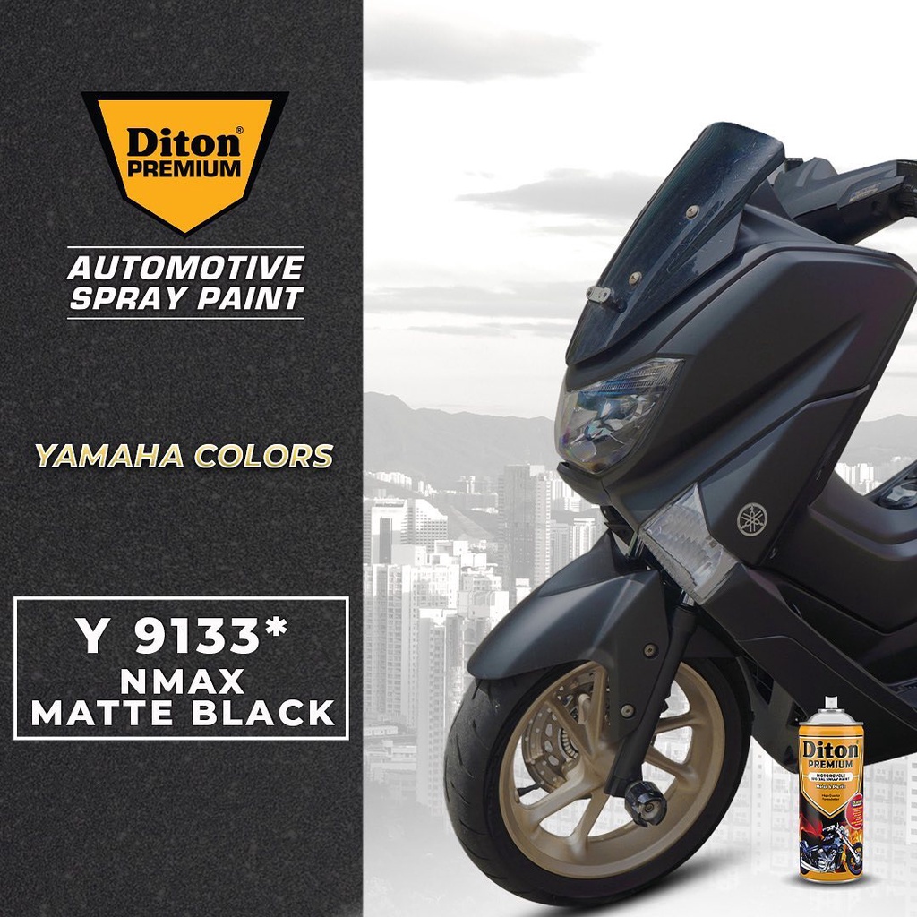 Jual Cat Semprot DITON PREMIUM Yamaha Colors - Nmax Matte Black Y 9133 ...