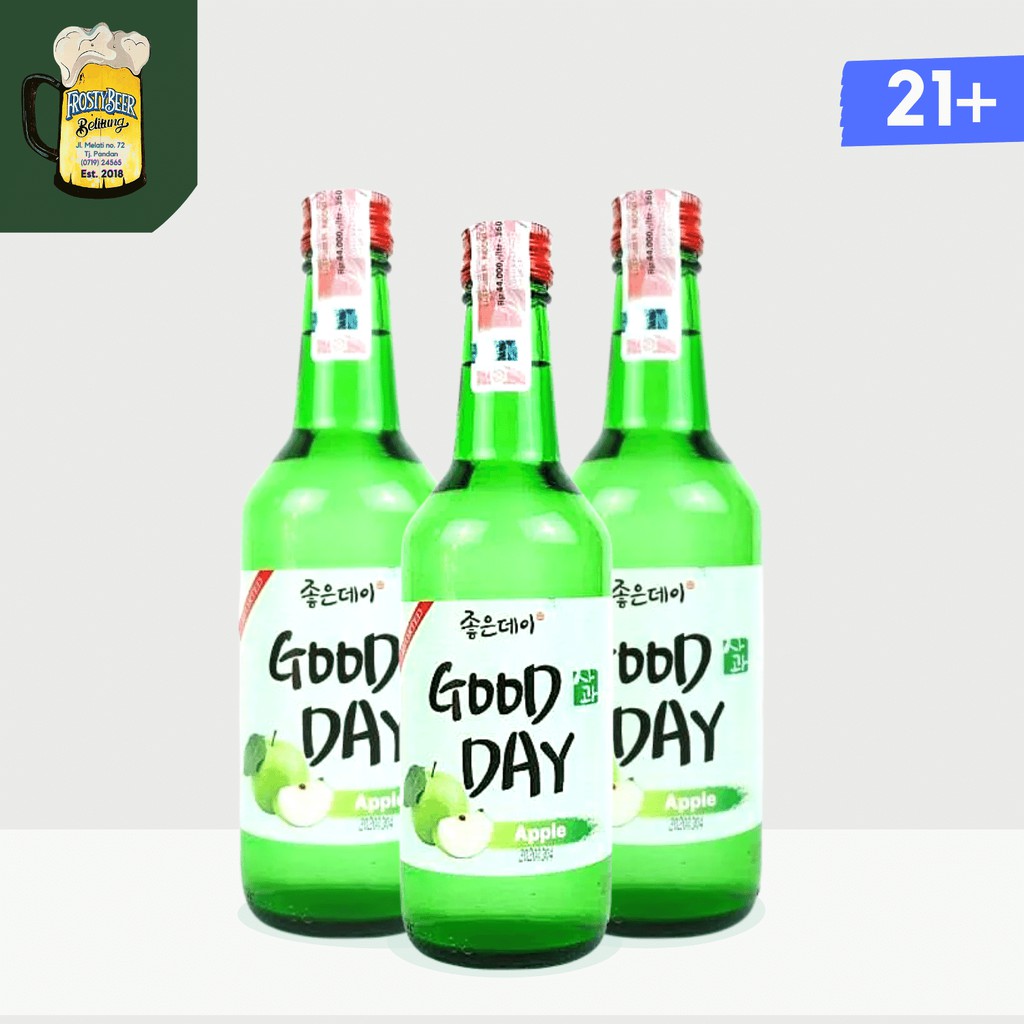 Jual Good Day Soju Import Korea Apple 13.5% 360 ml - mirip jinro ...