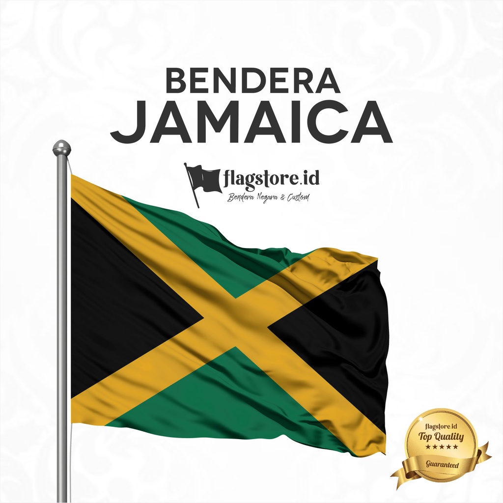 Jual Flagstore.id - BENDERA NEGARA JAMAIKA REGGAE | Shopee Indonesia