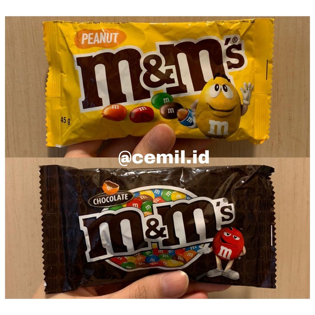 Jual M&M Chocolate Candy - Milk Chocolate / M&M Peanut - Snack Coklat ...