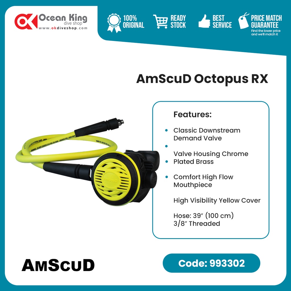 Jual Amscud Octopus RX - Classic Downstream Valve Technology | Shopee ...