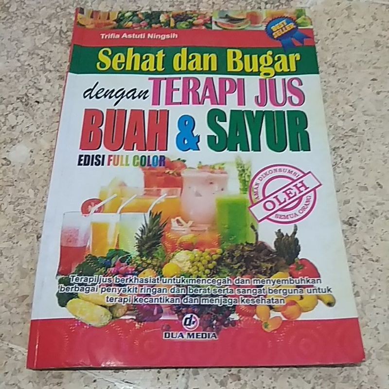 Jual BUKU SEHAT DAN BUGAR DENGAN TERAPI JUS BUAH DAN SAYUR | Shopee ...