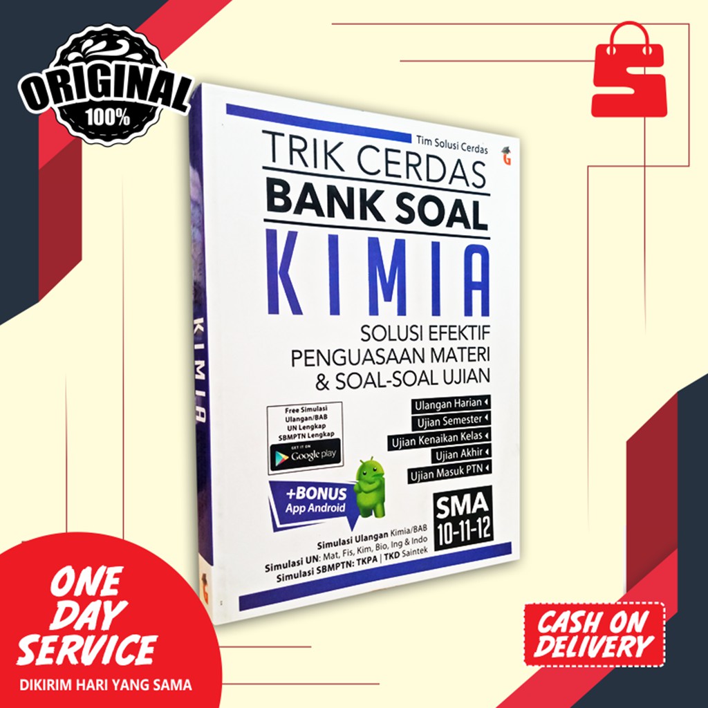 Jual BUKU MATERI SOAL SMA TRIK CERDAS BANK SOAL KIMIA SMA 10 11 12 | Shopee Indonesia