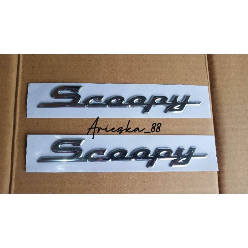 Jual Emblem Scopy Lama Original Sepasang | Logo Scopy Asli Seri Pertama ...