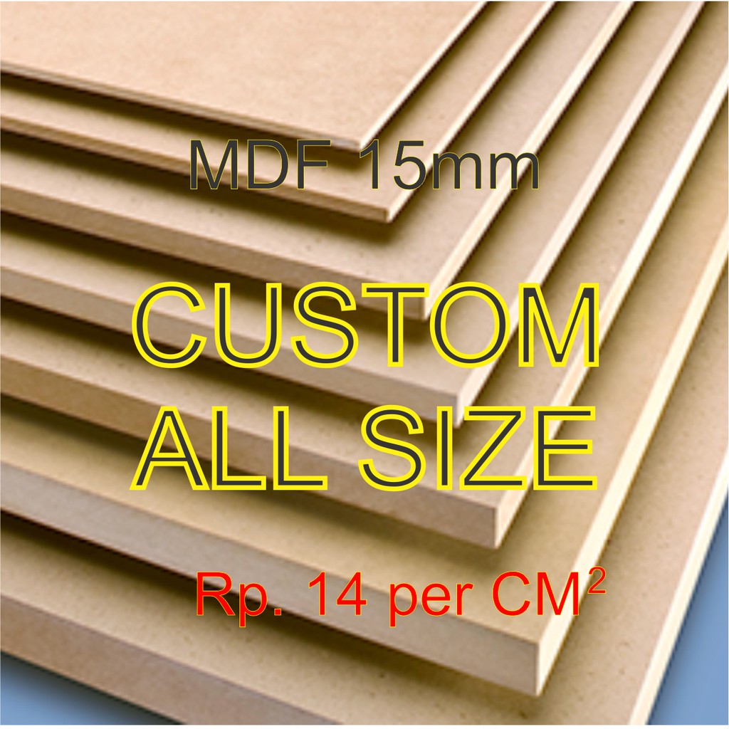 Jual Papan Mdf Custom Ukuran Tebal 15mm | Shopee Indonesia