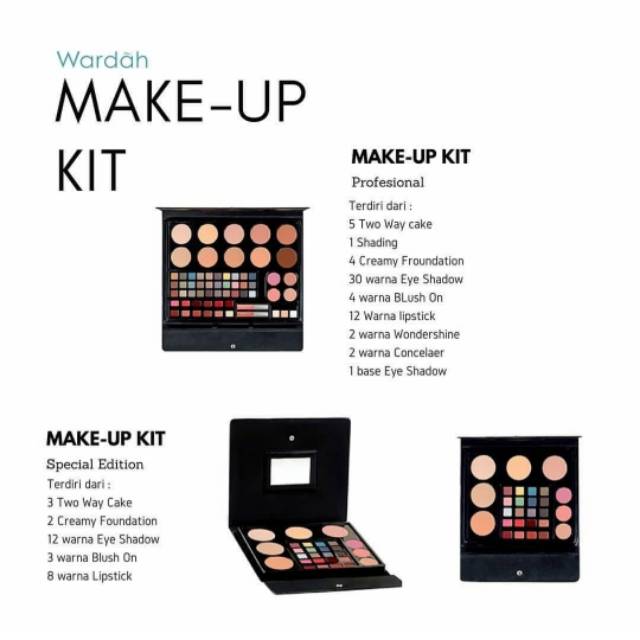 Harga Make Up Kit Professional Dari Wardah | Saubhaya Makeup