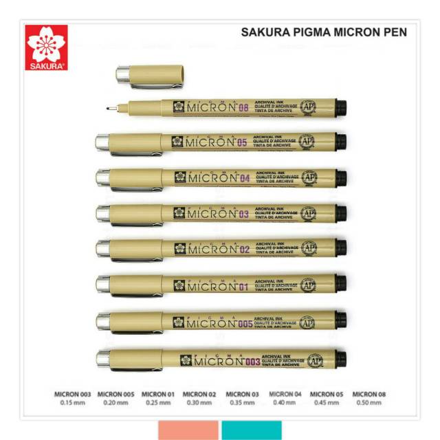 Jual Sakura Pigma Micron Pen Black | Shopee Indonesia