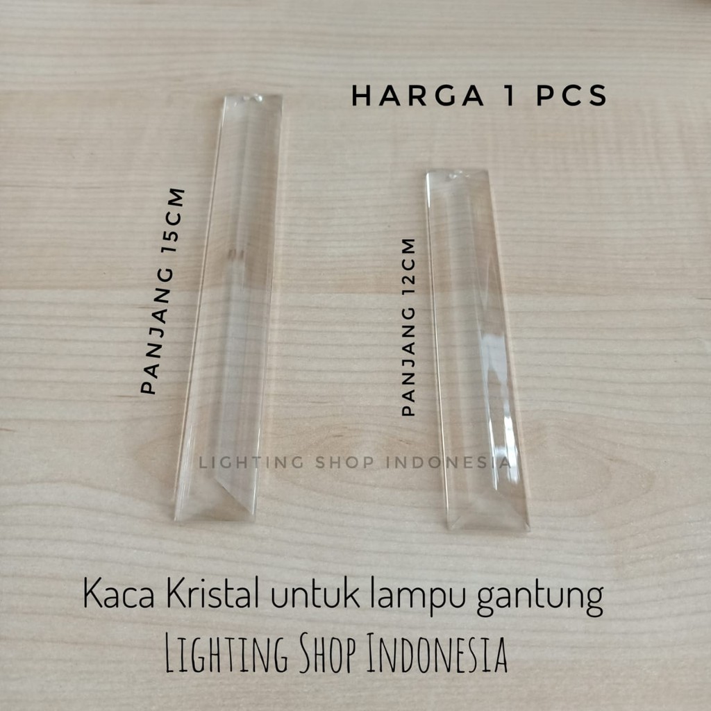 Jual Kaca crystal panjang kristal untuk lampu gantung Indonesia|Shopee ...