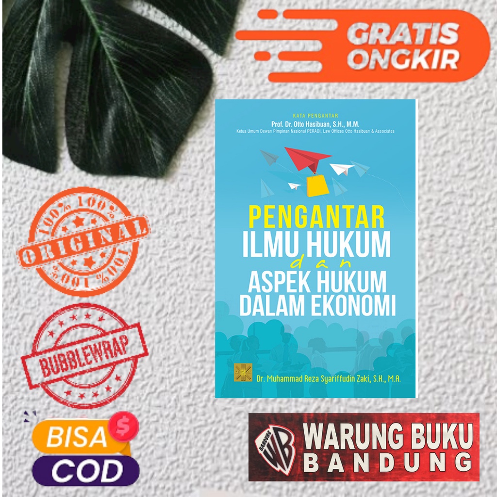 Jual BUKU PENGANTAR ILMU HUKUM DAN ASPEK HUKUM DALAM EKONOMI - Dr. Muhammad Reza Syariffudin ...