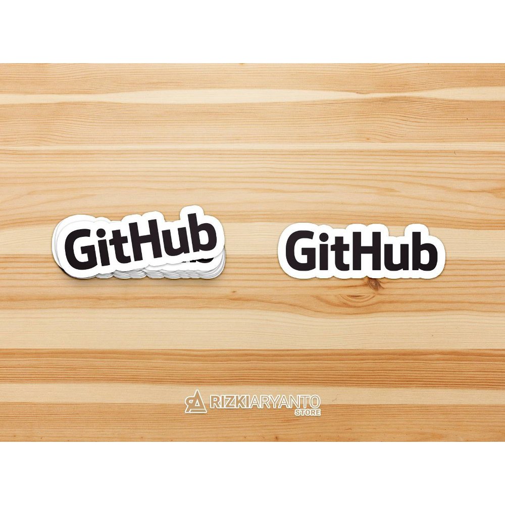 Jual Sticker - Stiker Logo Github Wordmark untuk PC Laptop HP dll ...