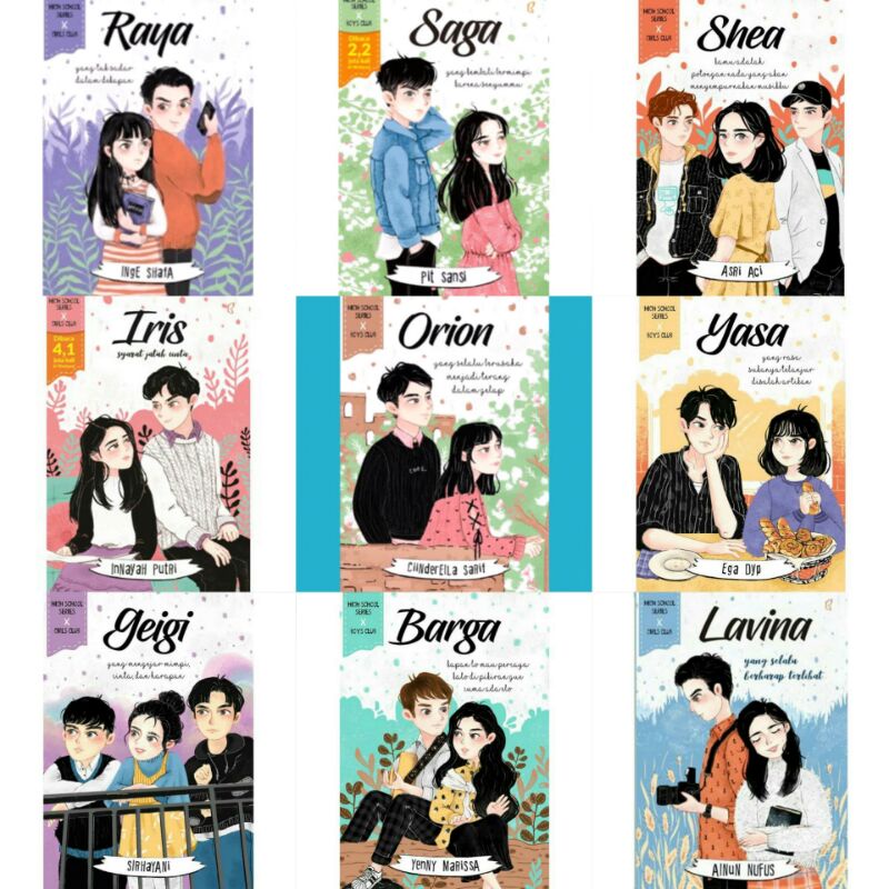 Jual novel high school series harga satuan Shea Iris Saga Orion Lavina ...