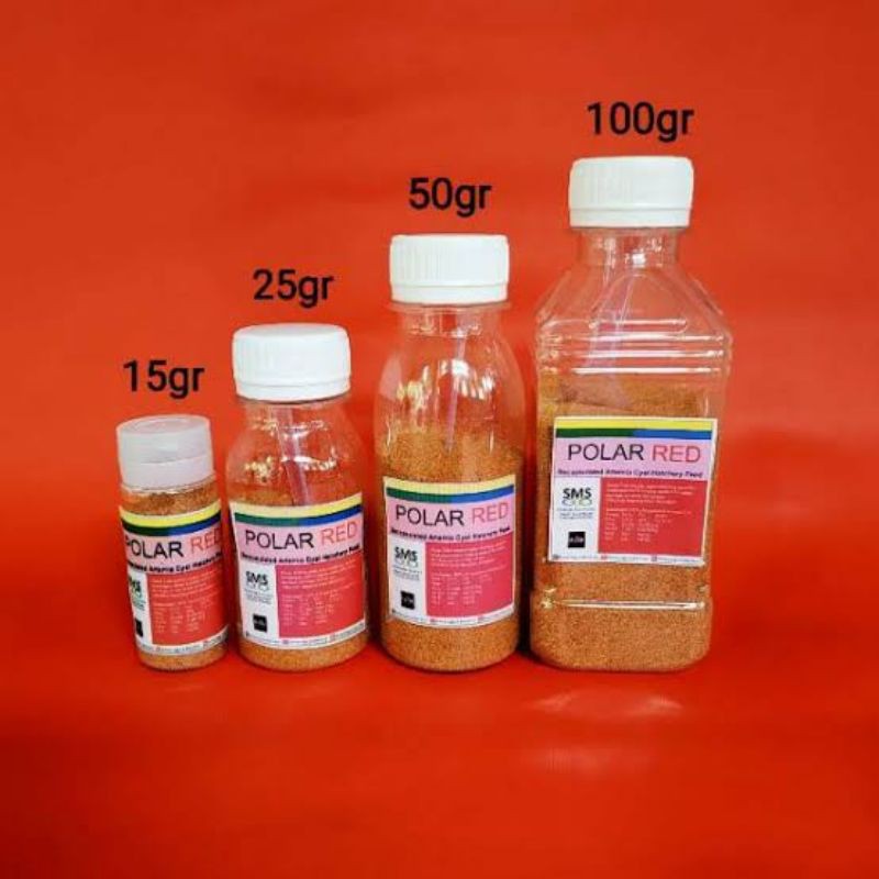 Jual Artemia Polar Red 25gr / Artemia Instan Polar Red 25 gram (Pakan ...