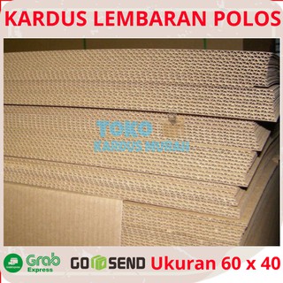 Jual Kardus Lembaran Box Polos Karton Layer Sheet Tebal 3mm Single Wall ...