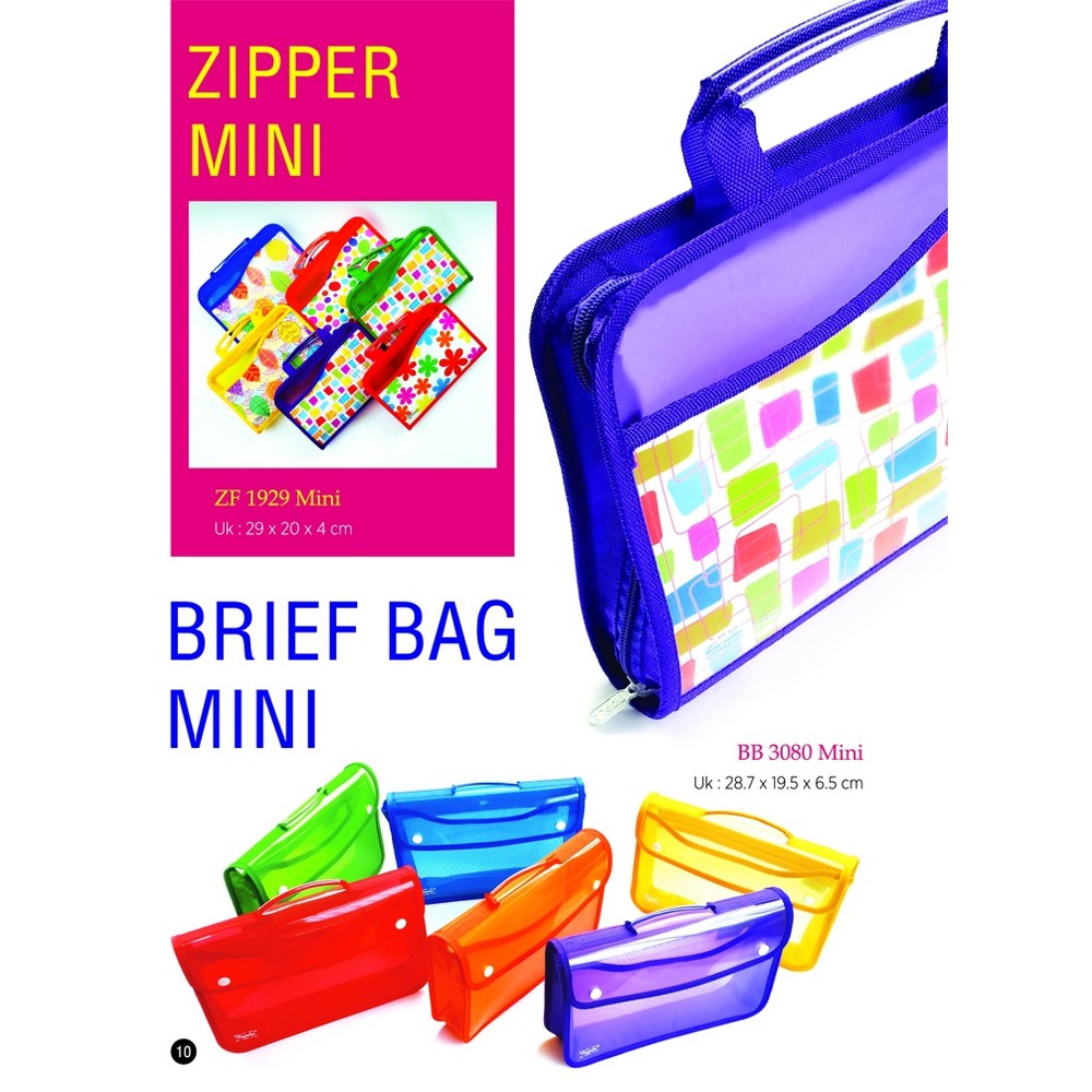 Jual Map Plastik Zipper File Mini 1929 Topla | Shopee Indonesia