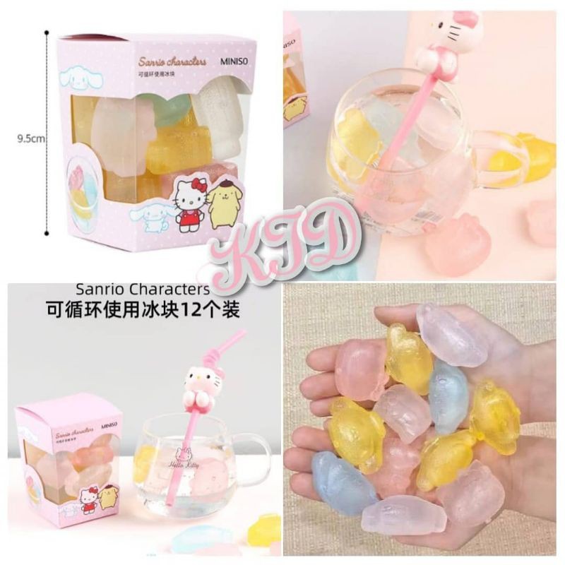Jual ice cube isi 12 ori miniso sanrio karakter | Shopee Indonesia