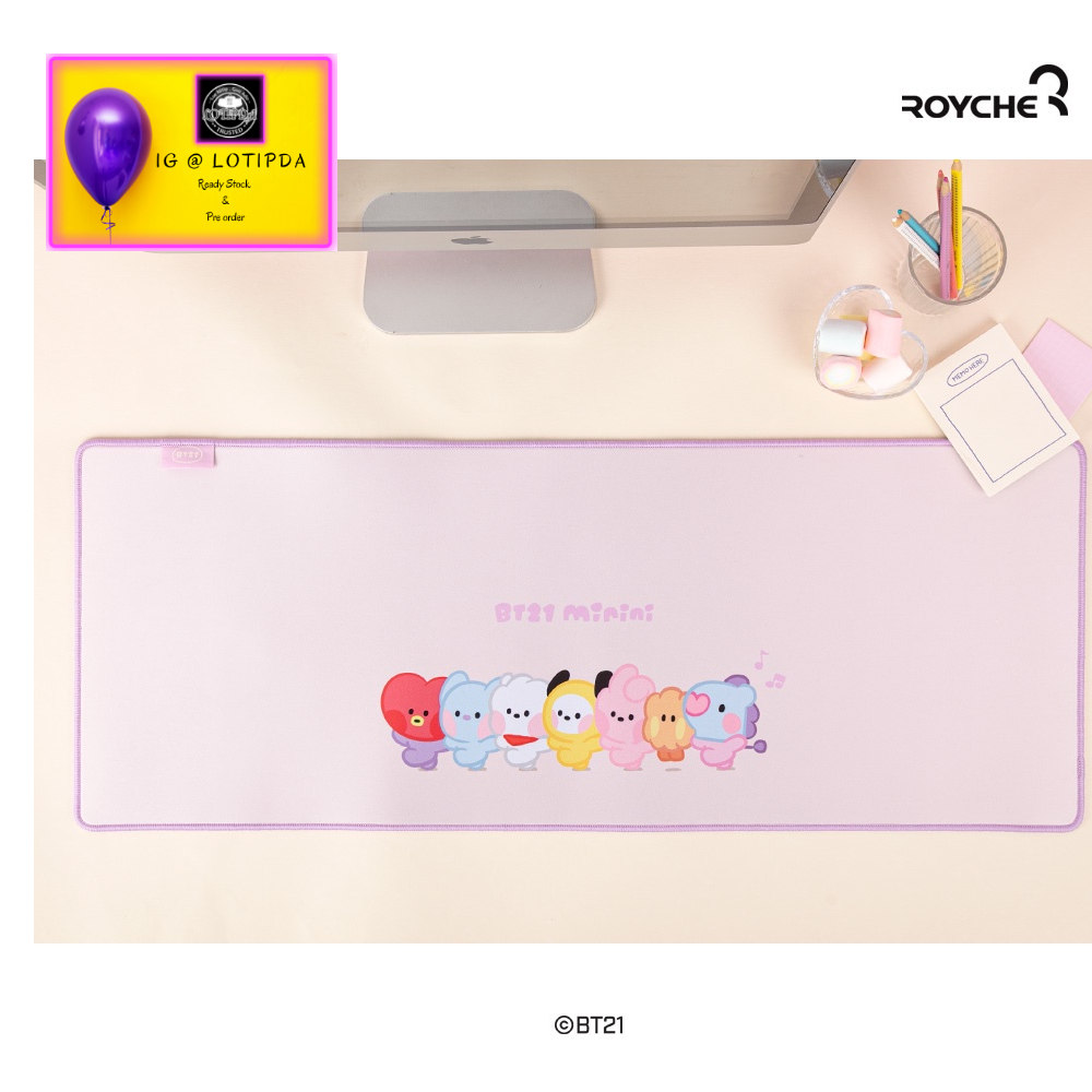 Jual BT21 Minini Long Mouse Pad Official Linefriends Korea | Shopee ...