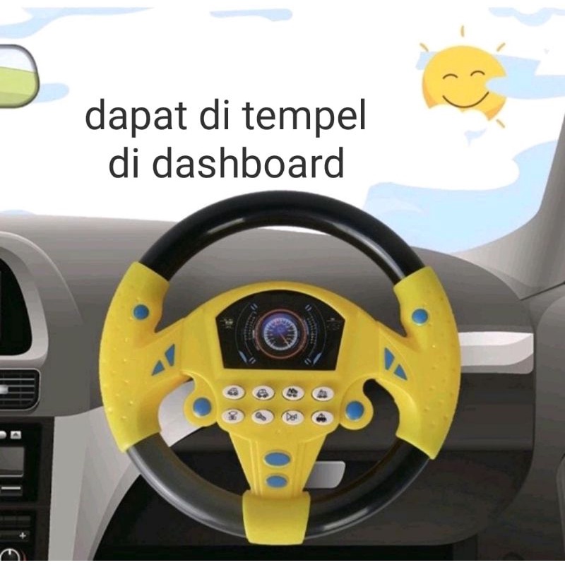 Jual setir mainan ANAK LAKI LAKI Music steering wheel mainan mobil anak ...