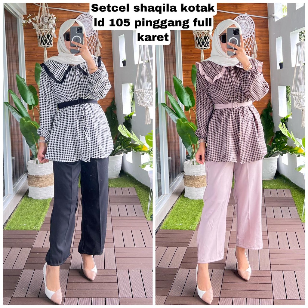 Jual SETCEL SHAQILA | Shopee Indonesia
