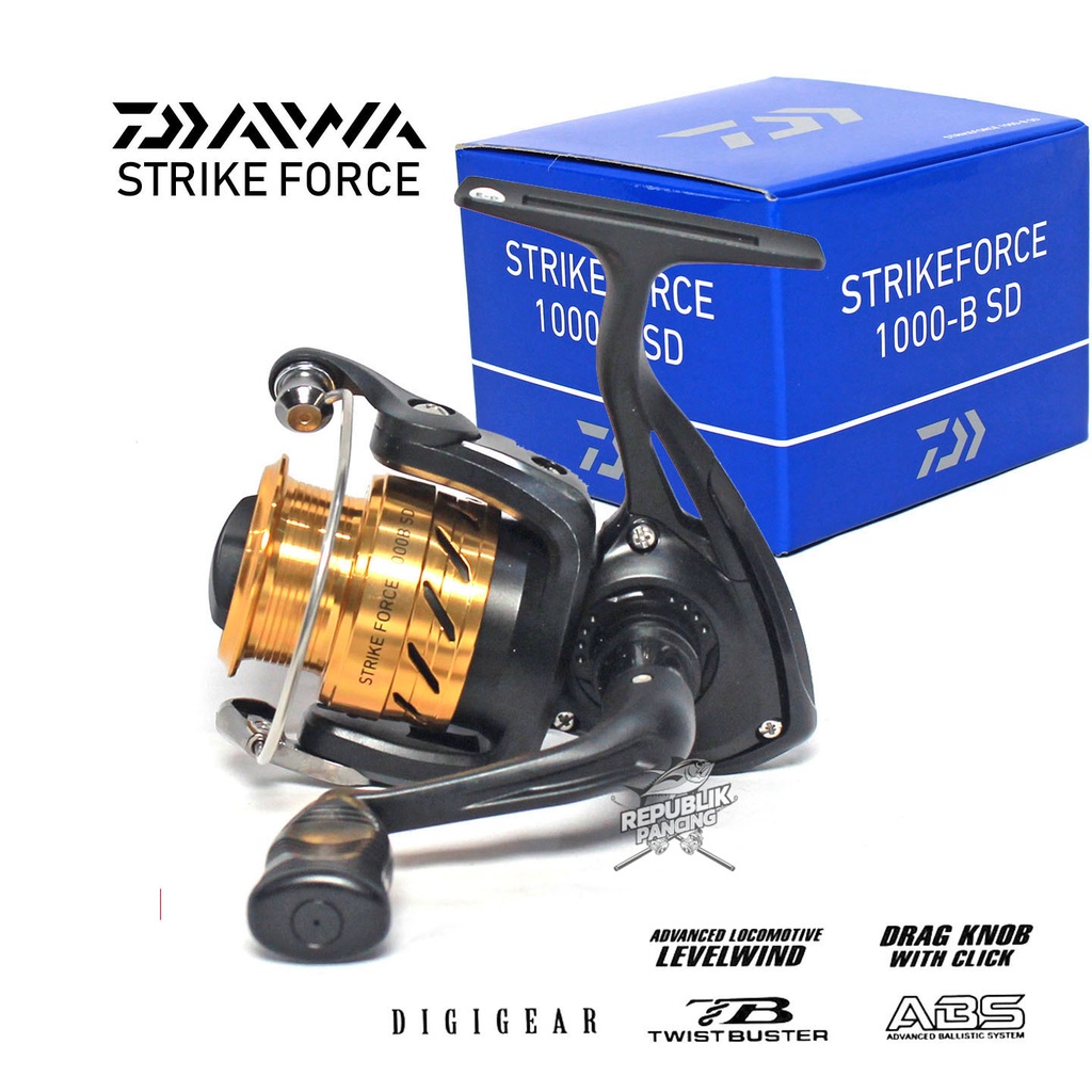 Jual Reel DAIWA STRIKEFORCE 1000 2000 2500 4000 | Kolam Lomba Harian ...