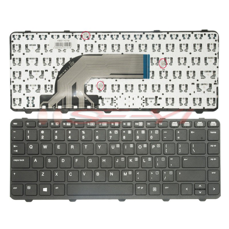 Jual Keyboard HP Probook 440 G0 440 G1 445 G1 445 G2 446 Series Frame ...