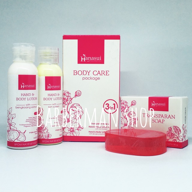 Jual Hanasui Body Care Package 3in1 (Ori) | Shopee Indonesia