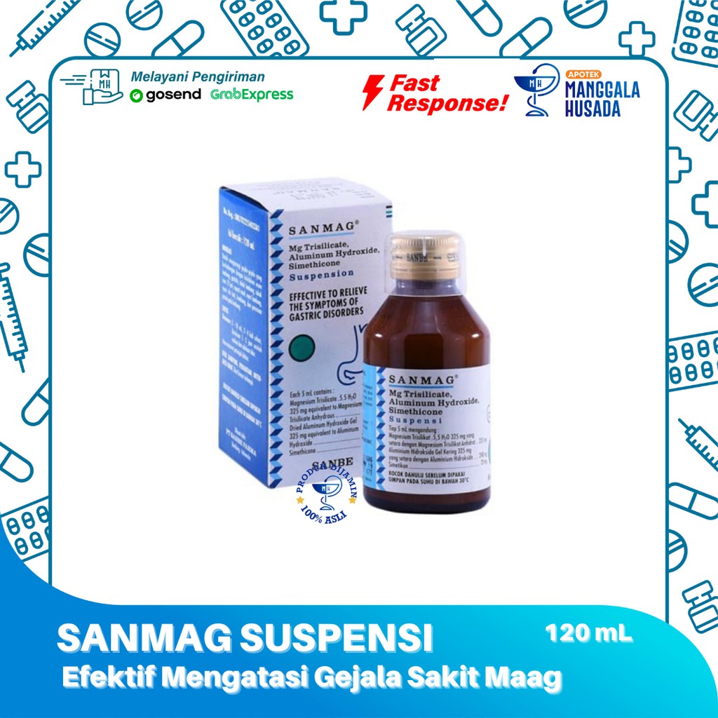 Jual SANMAG SUSPENSI @ 120 ML | Shopee Indonesia