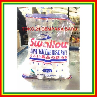 Jual SWALLOW KAMPER PUTIH BULAT KECIL 500G | KAPUR BARUS NAPHTHALENE ...