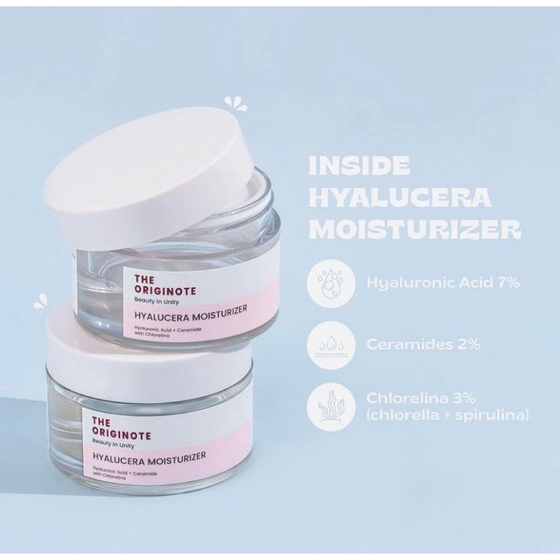 Jual The Originote Hyalucera Moisturizer Gel 50ml - Pelembab Wajah ...