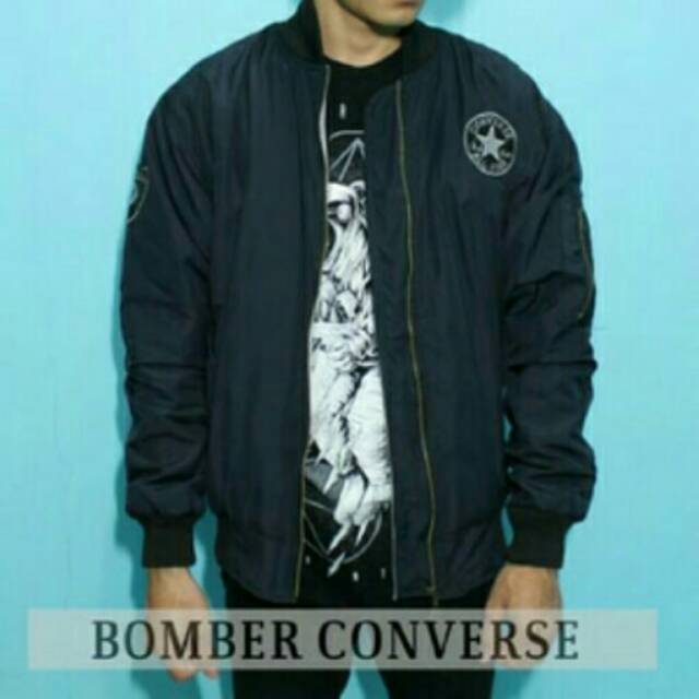 Jual JAKET BOMBER PRIA WARNA NAVY / BIRU DONGKER / DARK BLUE | Shopee ...