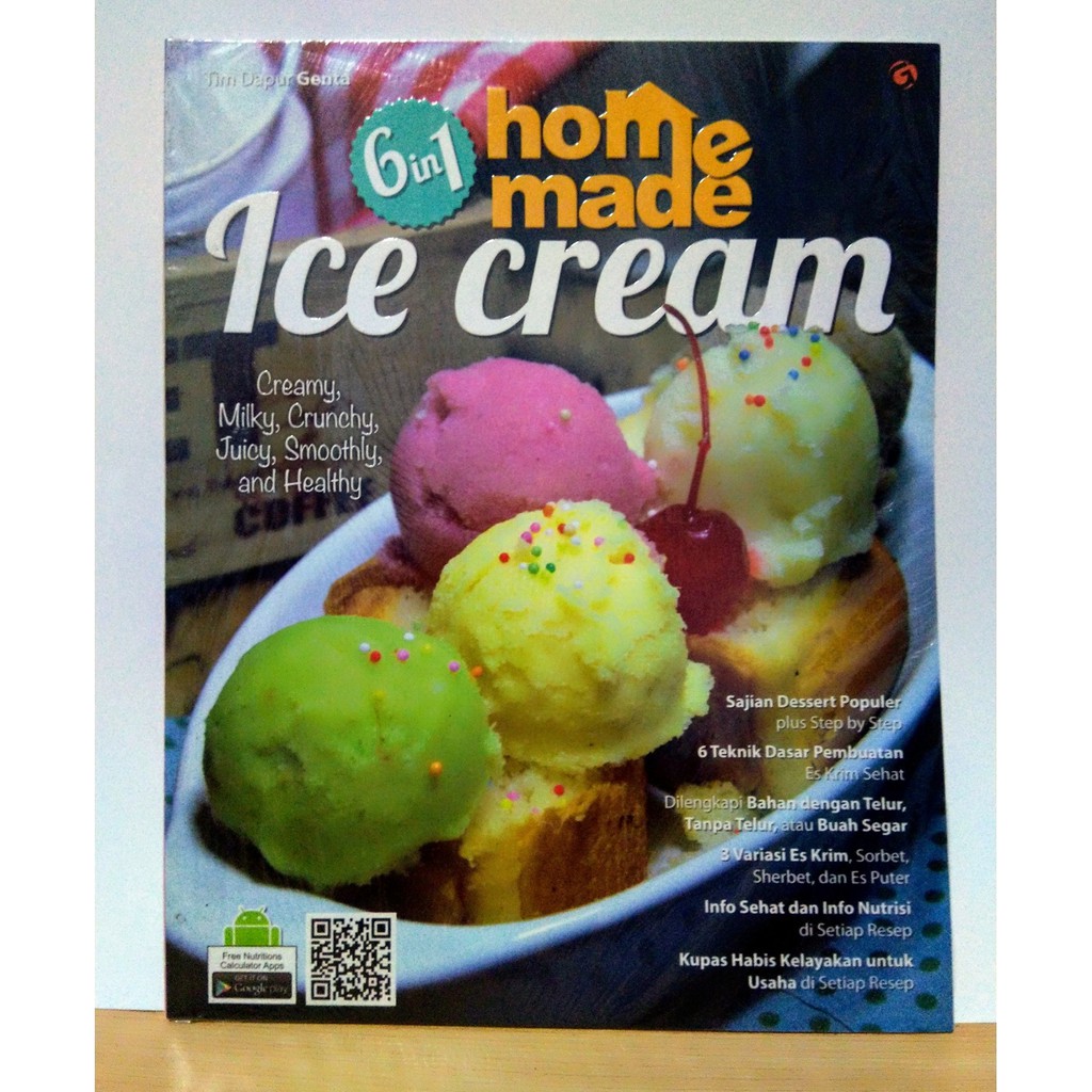 Jual BUKU HOME MADE ICE CREAM | Shopee Indonesia