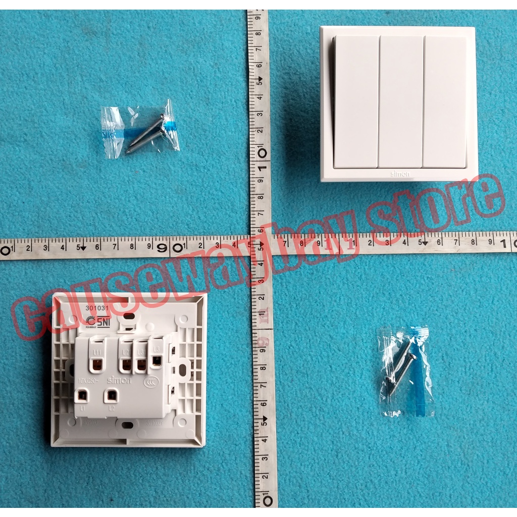 Jual SAKLAR TRIPLE IB SIMON | Shopee Indonesia