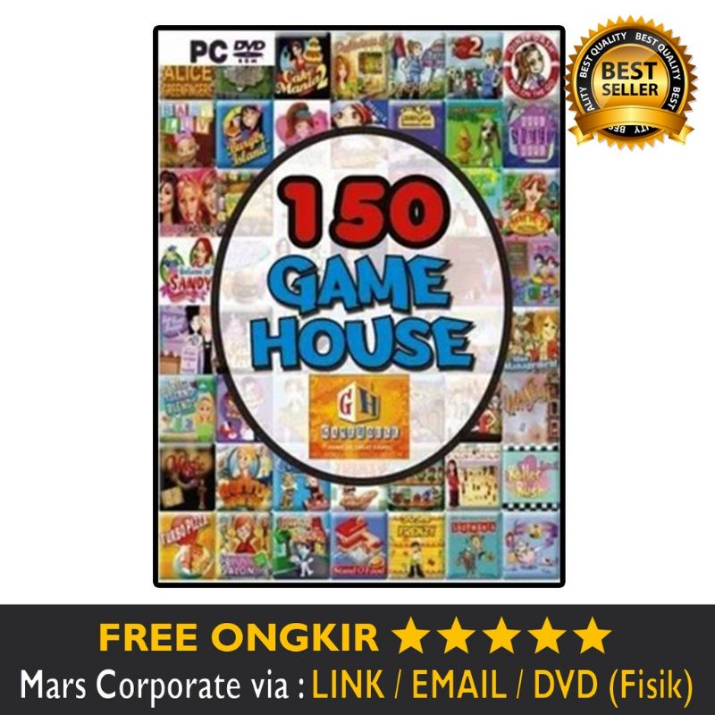 Jual SOFTWARE APLIKASI 150 GAME HOUSE | Game PC Offline Komputer ...