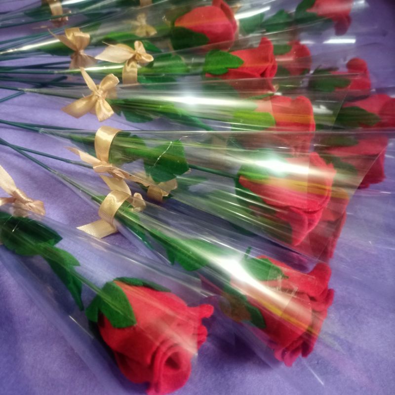 Jual Bunga Mawar Flanel Satuan Shopee Indonesia