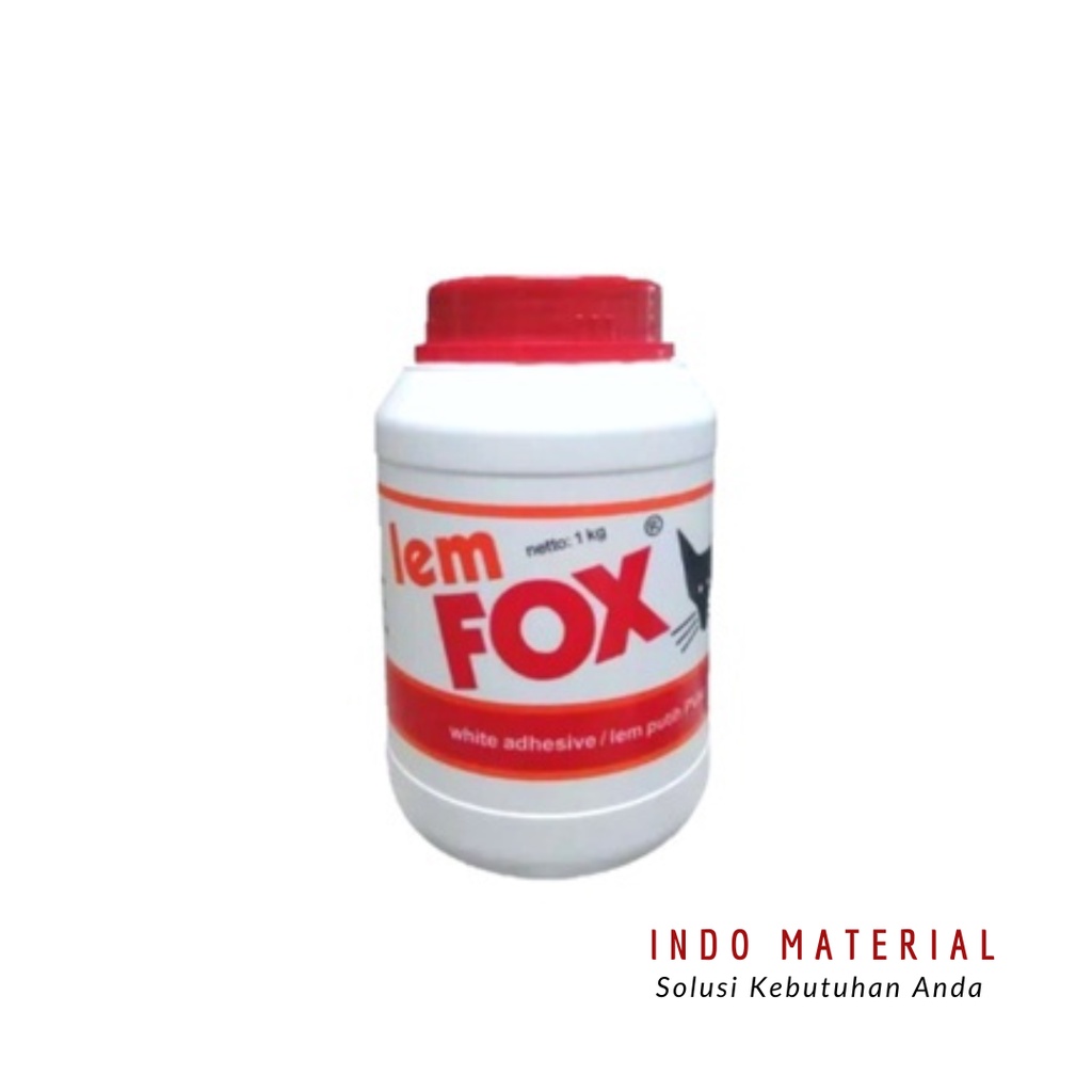Jual Lem Fox PVAc Botol 1 kg | Lem Putih | Lem Kayu | Perekat Jilid ...