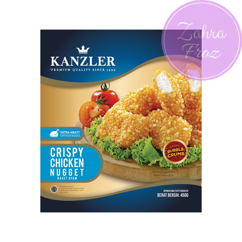 Jual KANZLER CRISPY CHICKEN NUGGET 450GR Indonesia|Shopee Indonesia